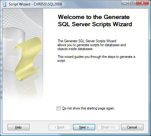 Transferir una BD en SQL 2008 a SQL 2005 | Ignacio